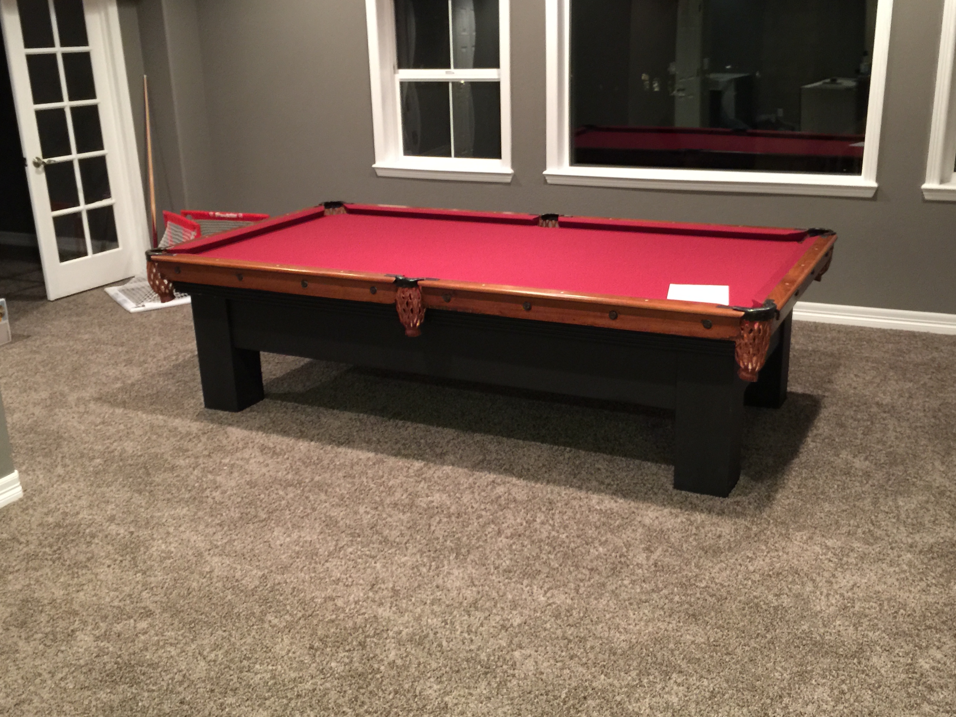 Burgundy Pool Table Room Ideas Wyoming Slate Bed 8ft American Pool